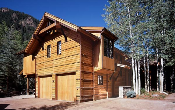 Colorado House Featuring Teak Siding - ETT Fine Woods